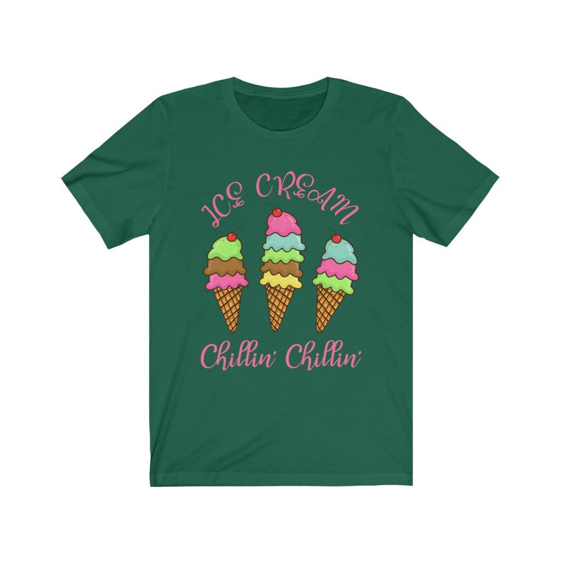 Chillin With Ice Cream Ice Cream Chillin' Chillin Gift for | Etsy