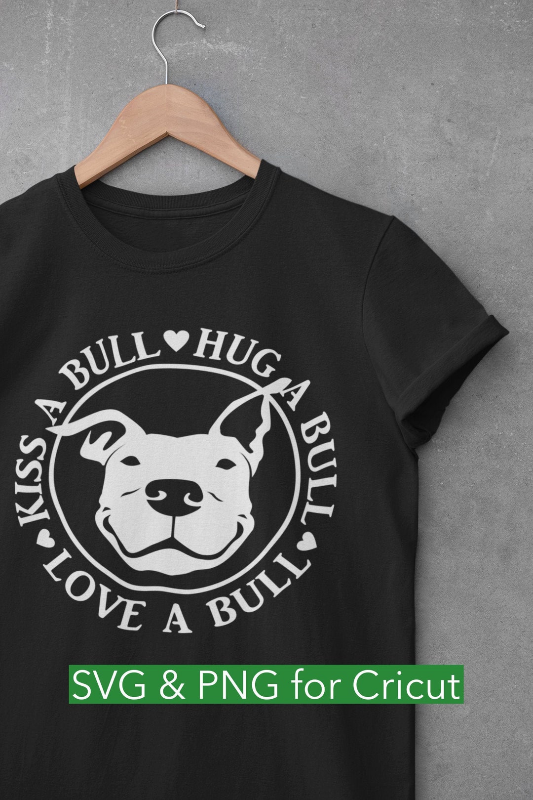 Love A Bull Pitbull Digital Cricut SVG PNG Bully Dog Rescue Pit Bull ...
