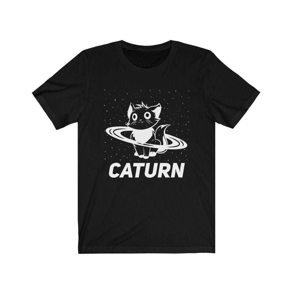 Saturn Cat Funny Caturn Kitty Space Cat Dixième planète de la Galaxie ...