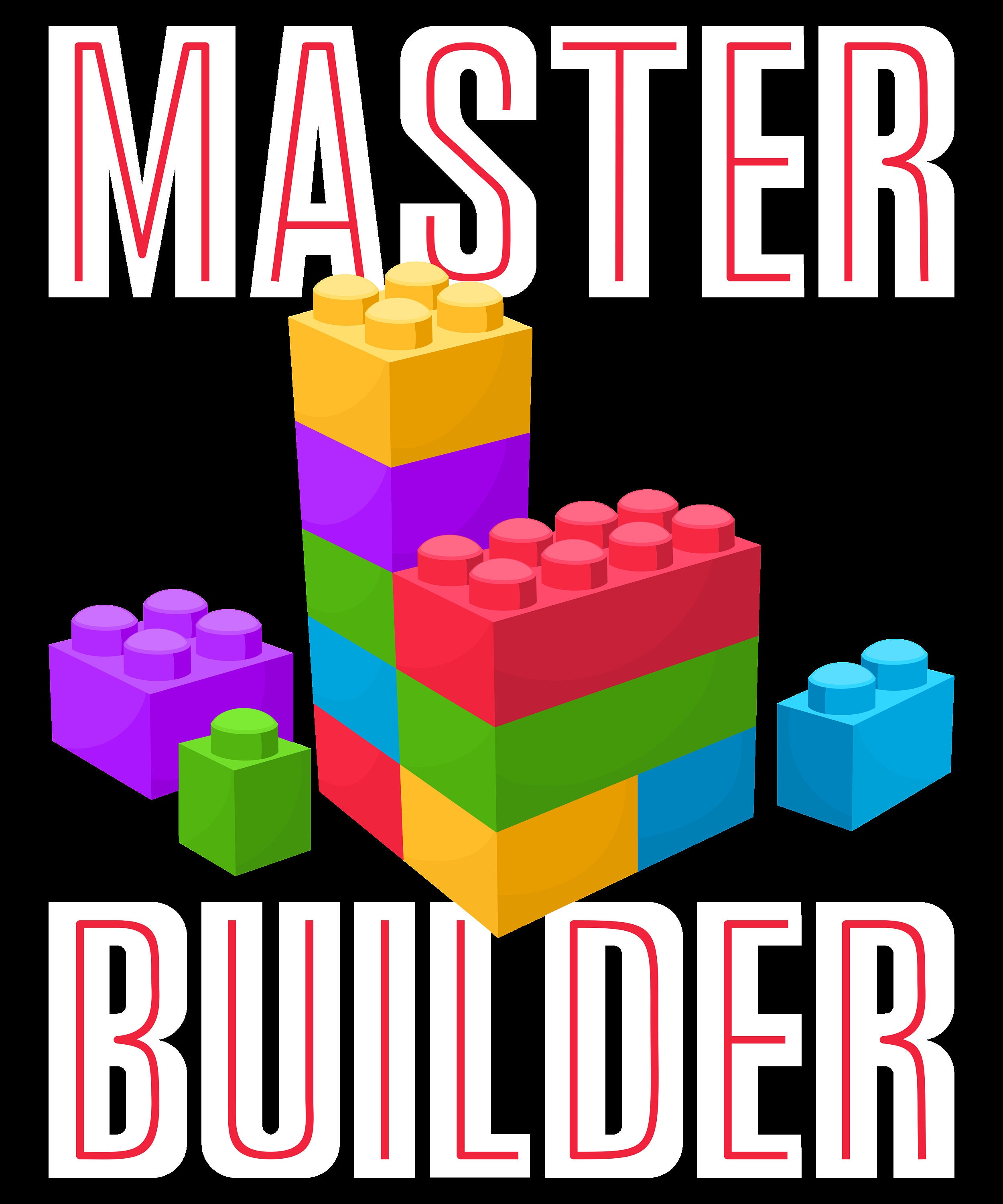 Dad Master Builder Svg | Cute Master Block Builder Bricks Gift Clipart ...