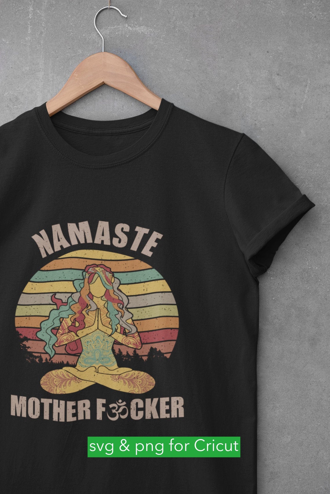 Namaste Mother F&cker Namaste Svg, Lotus PNG, Zentangle Buddha, Yoga ...
