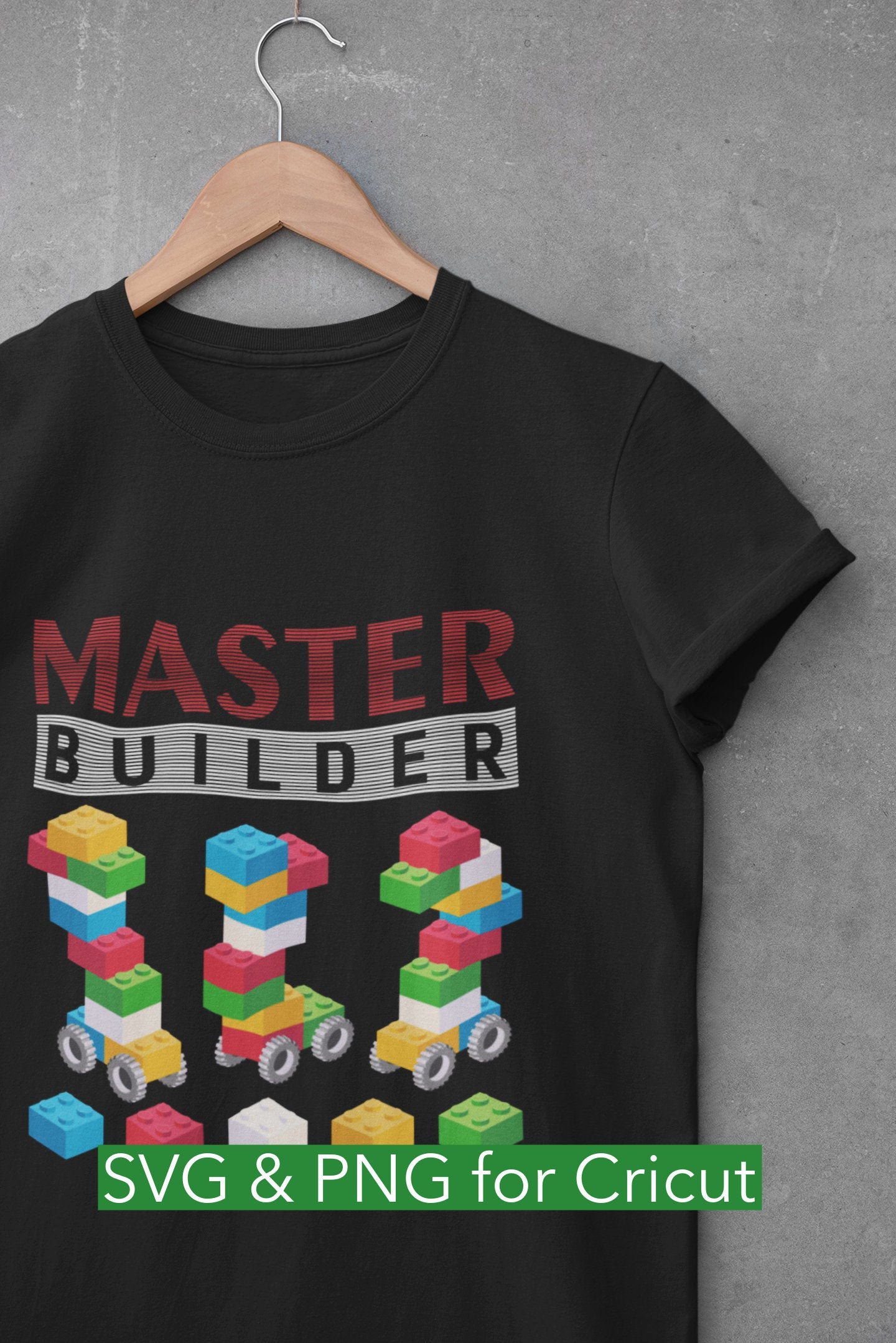 Master Builder SVG, Kids Building Blocks PNG, Birthday Bricks Boy Gift ...