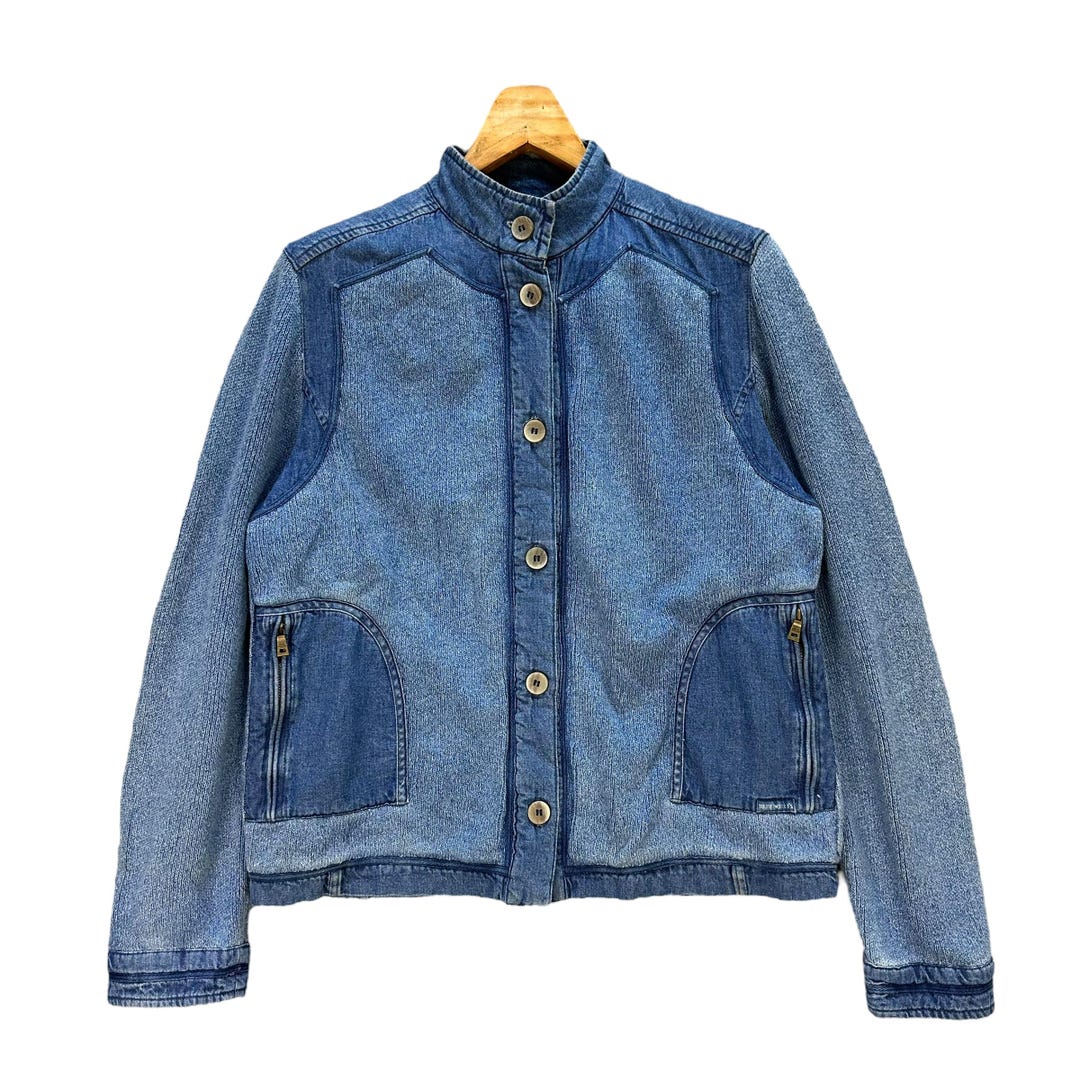 Vintage Denim Jean Jacket - BLUE WILLI'S Made in Denmark - Women's Size ...