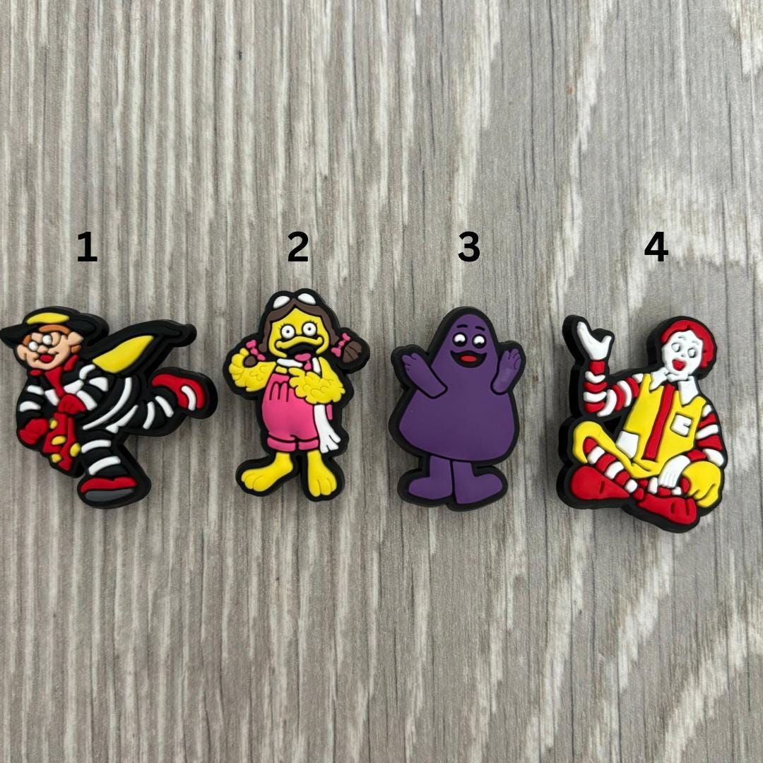 Food Characters Shoe Charms - Etsy