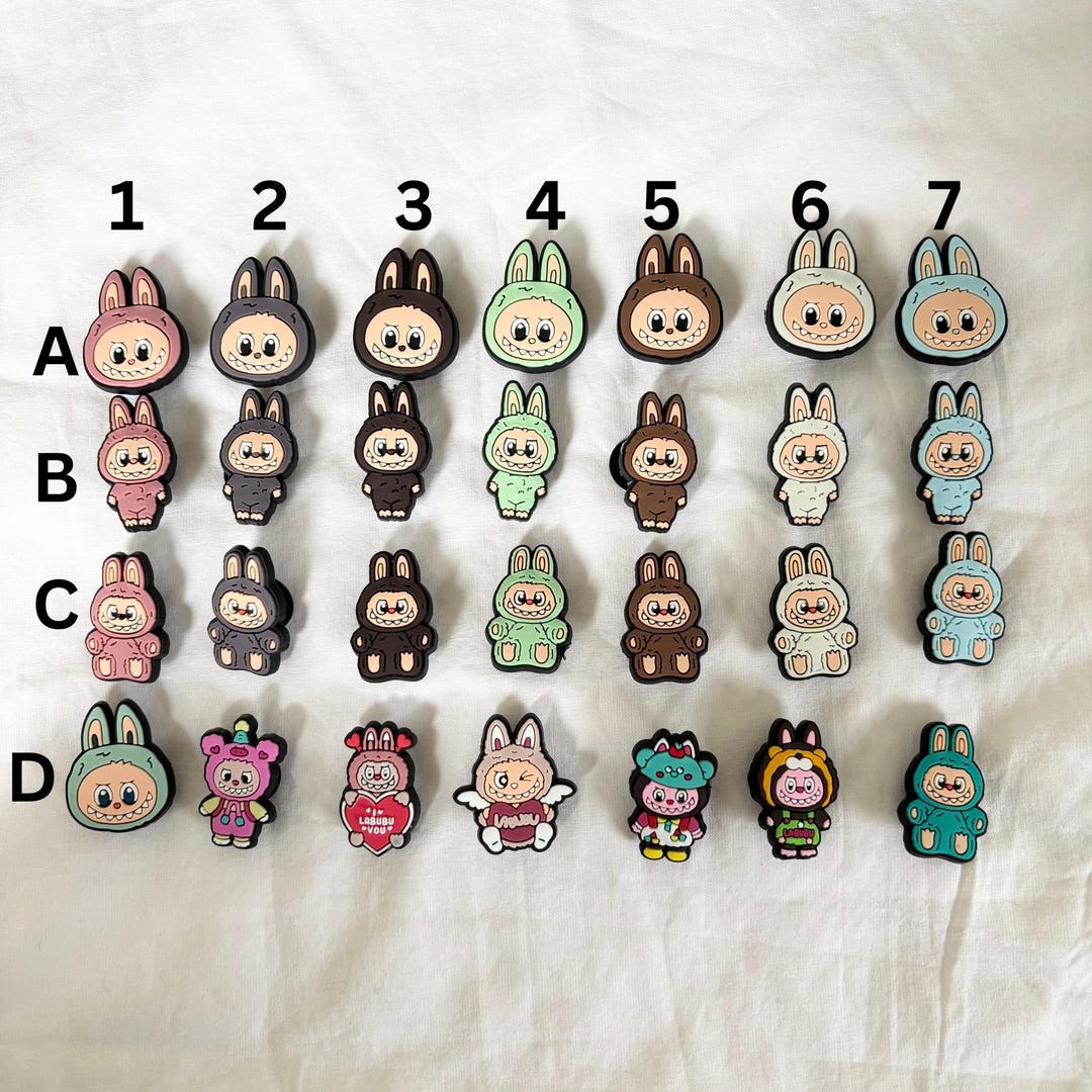 Plush Bubu Teddy Shoe Charms - Etsy