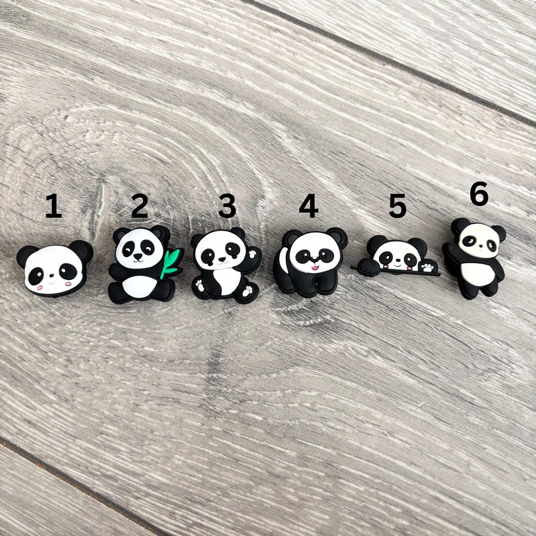 Panda Shoe Charms - Etsy