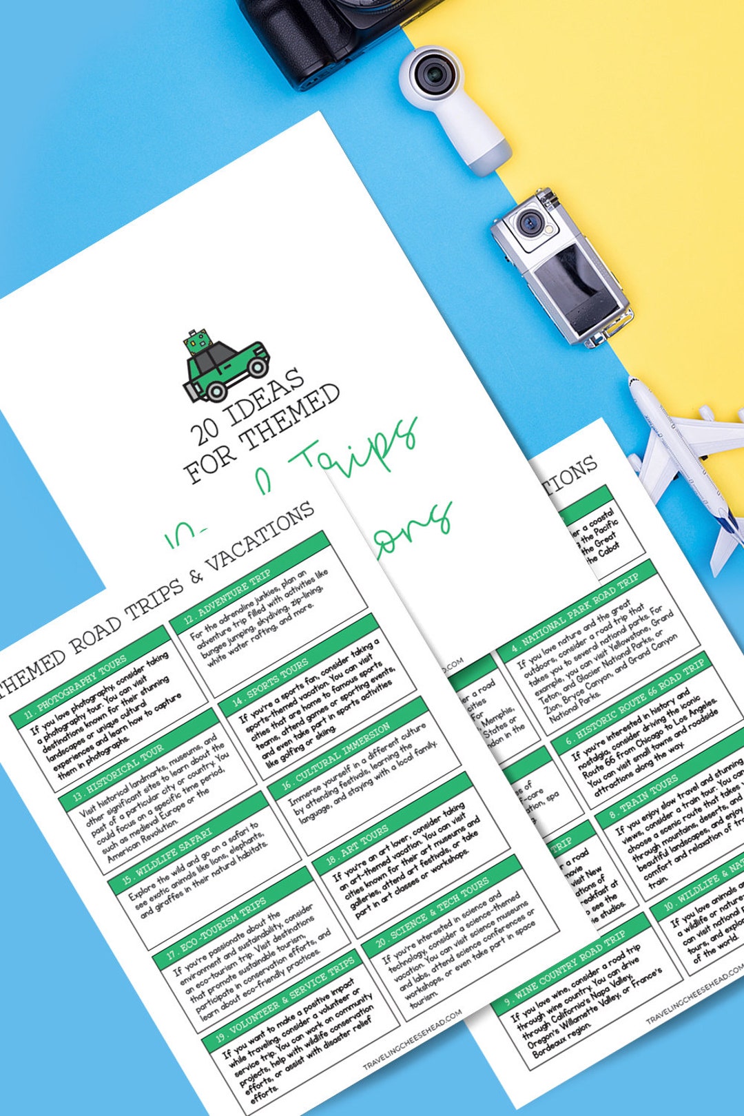 20 Ideas for Themed Road Trips and Vacations, Themed Trips, Digital ...