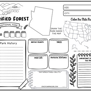 US National Park Printable Set, US National Parks, National Parks ...