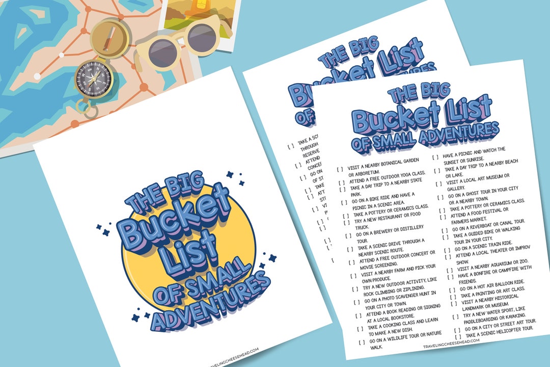 The Big Bucket List of Small Adventures, Travel Adventures, Digital ...