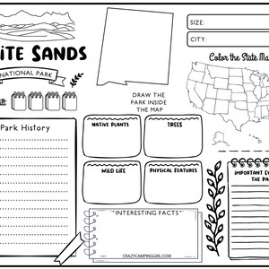 US National Park Printable Set, US National Parks, National Parks ...