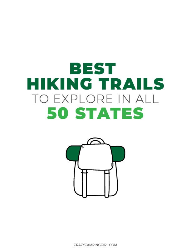Best Hiking Trails in All 50 States, Hiking Trails, Digital Download ...
