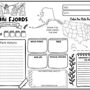 US National Park Printable Set, US National Parks, National Parks ...