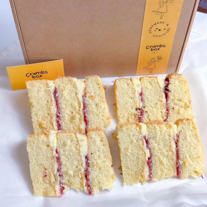 Victoria Sponge Slice - Etsy UK