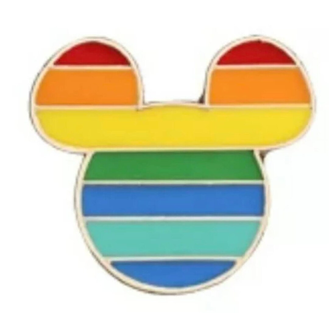 LGBTQ Mickey Mouse Shaped Lapel Pin - Etsy