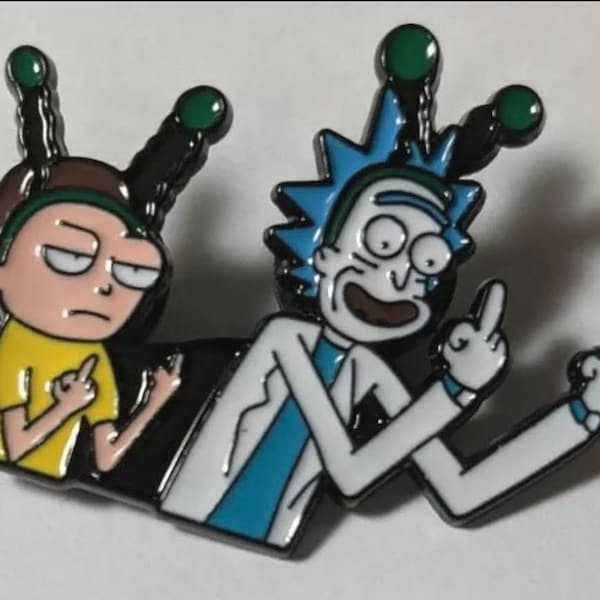 Rick and Morty Pin - Etsy