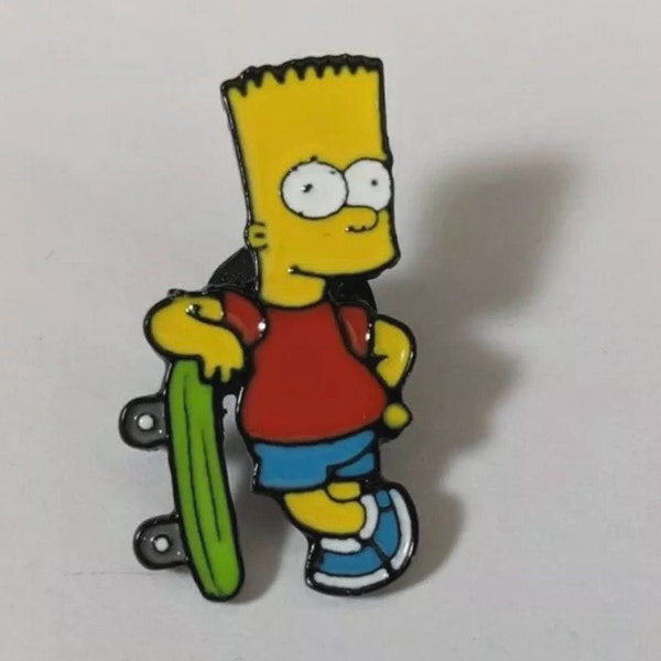 Bart Simpson Pin - Etsy