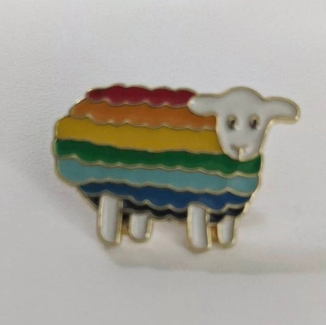 LGBTQ Sheep Lamb Lapel Enamel Pin - Etsy