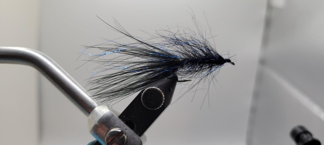 Black & Blued Simi Seal Leech Streamer Fly Pattern Wooly Bugger - Etsy