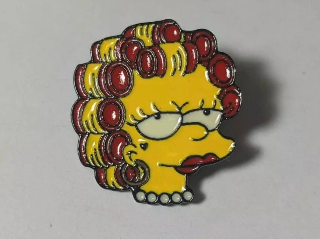 The Simpsons Lisa Simpson Hillary Clinton Lapel Enamel Pin - Etsy