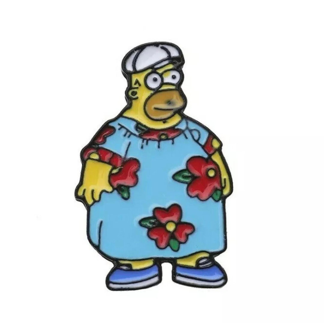 The Simpsons Muumuu Homer Enamel Pin - Etsy