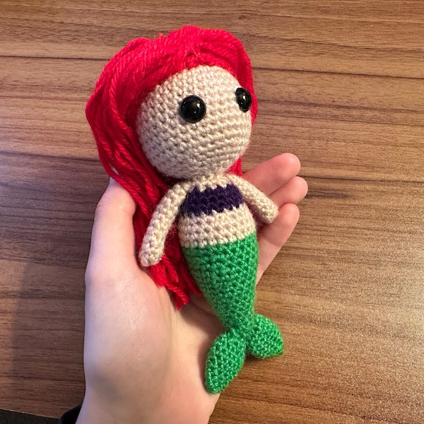 Red Hair Mermaid Figurine - Etsy