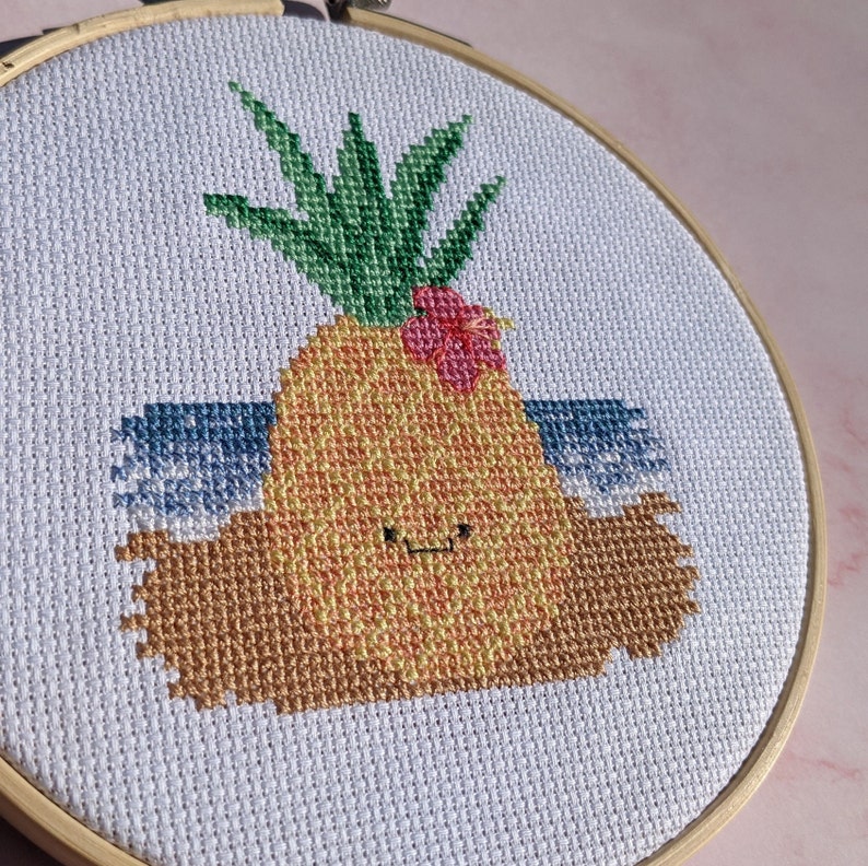 Kawaii Pineapple Cross Stitch Pattern PDF - Etsy