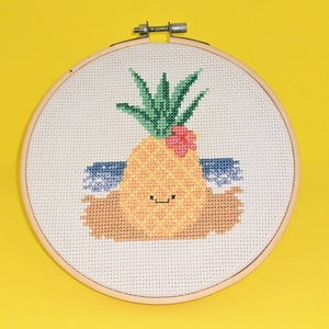 Kawaii Pineapple Cross Stitch Pattern PDF - Etsy