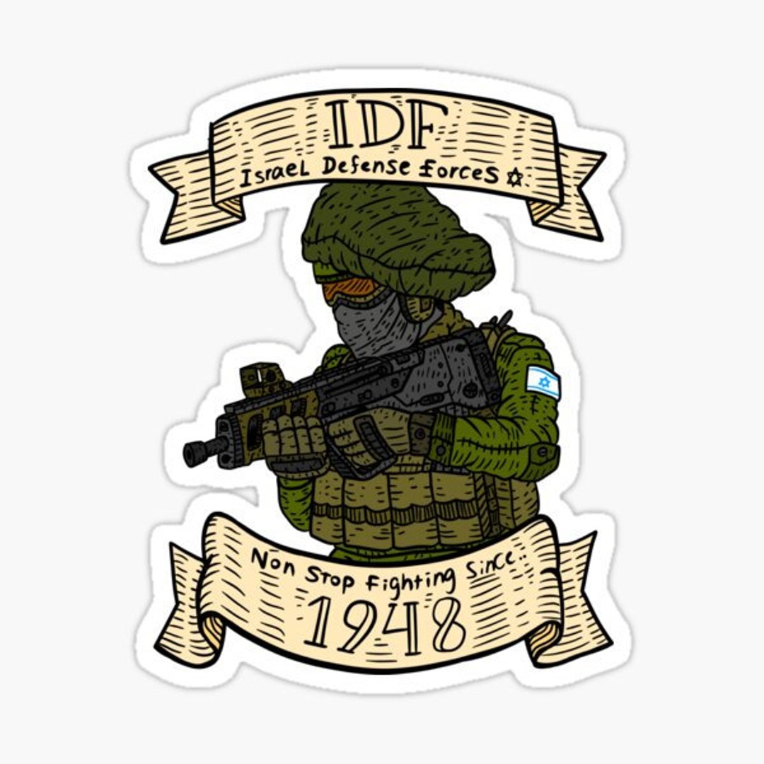 Israeli IDF Veteran (1948) Self-adhesive Decal (contour Cut) - Etsy