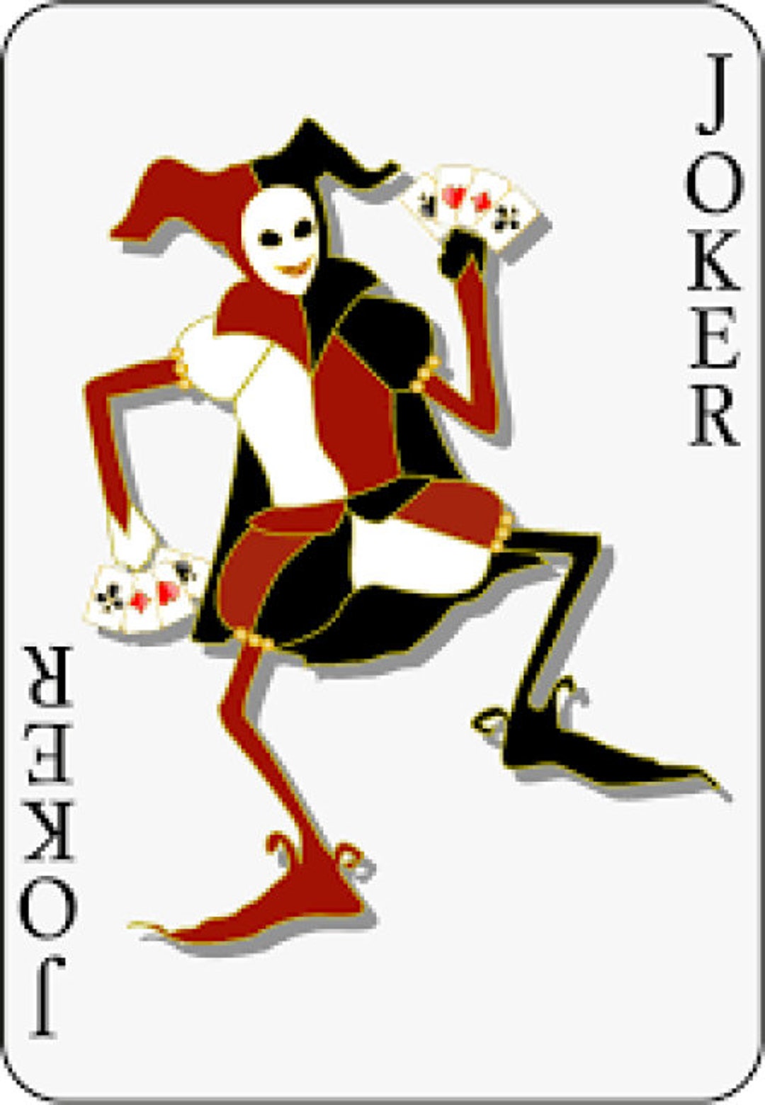 Joker Playing Card Self-adhesive Decal V2 - Etsy