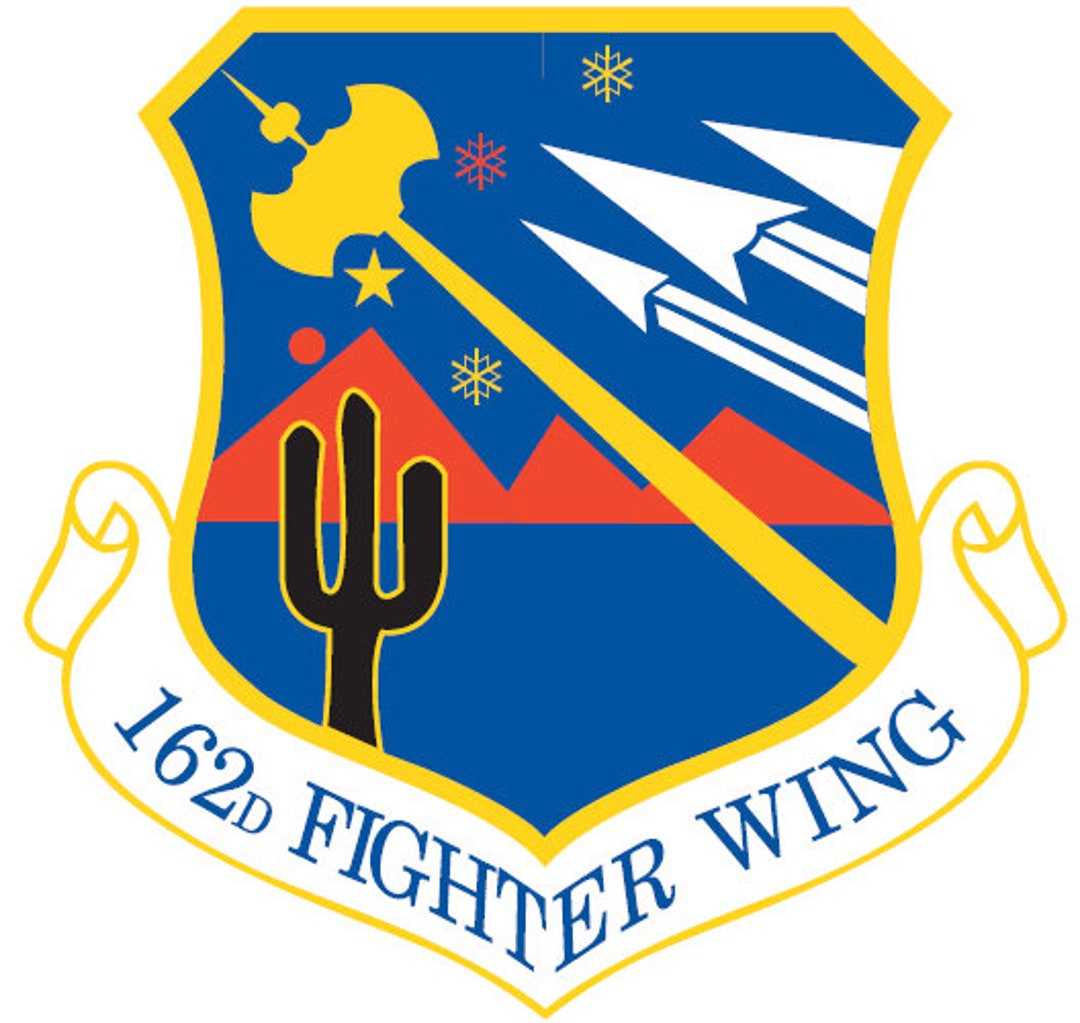 USAF 162D Fighter Wing Self-adhesive Decal (contour Cut) - Etsy