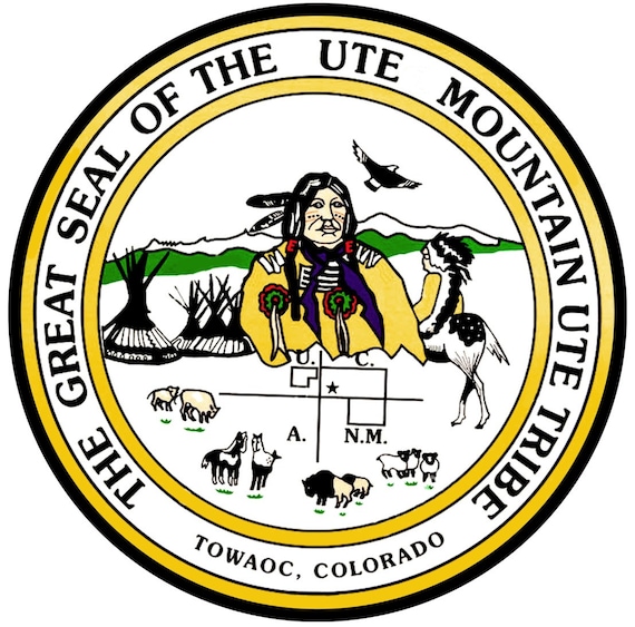 The Great Seal of the Ute Mountain Tribe Self-adhesive Decal - Etsy
