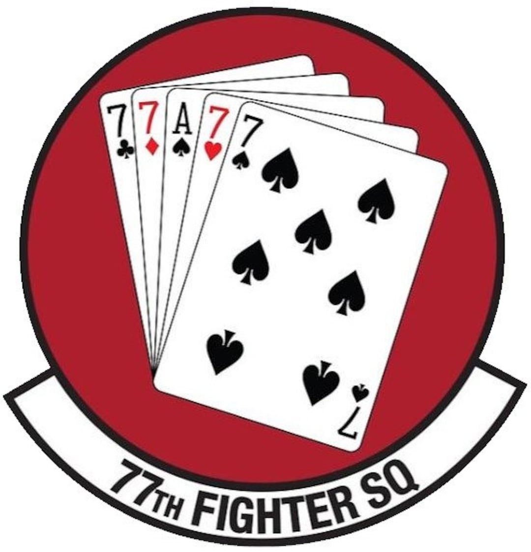 USAF 77th Fighter Squadron Self-adhesive Decal (contour Cut) - Etsy