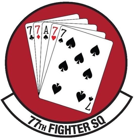 USAF 77th Fighter Squadron Self-adhesive Decal contour Cut - Etsy