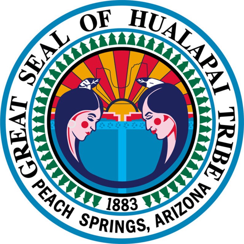 The Great Seal of the Hualapai Tribe peach Springs Arizona - Etsy