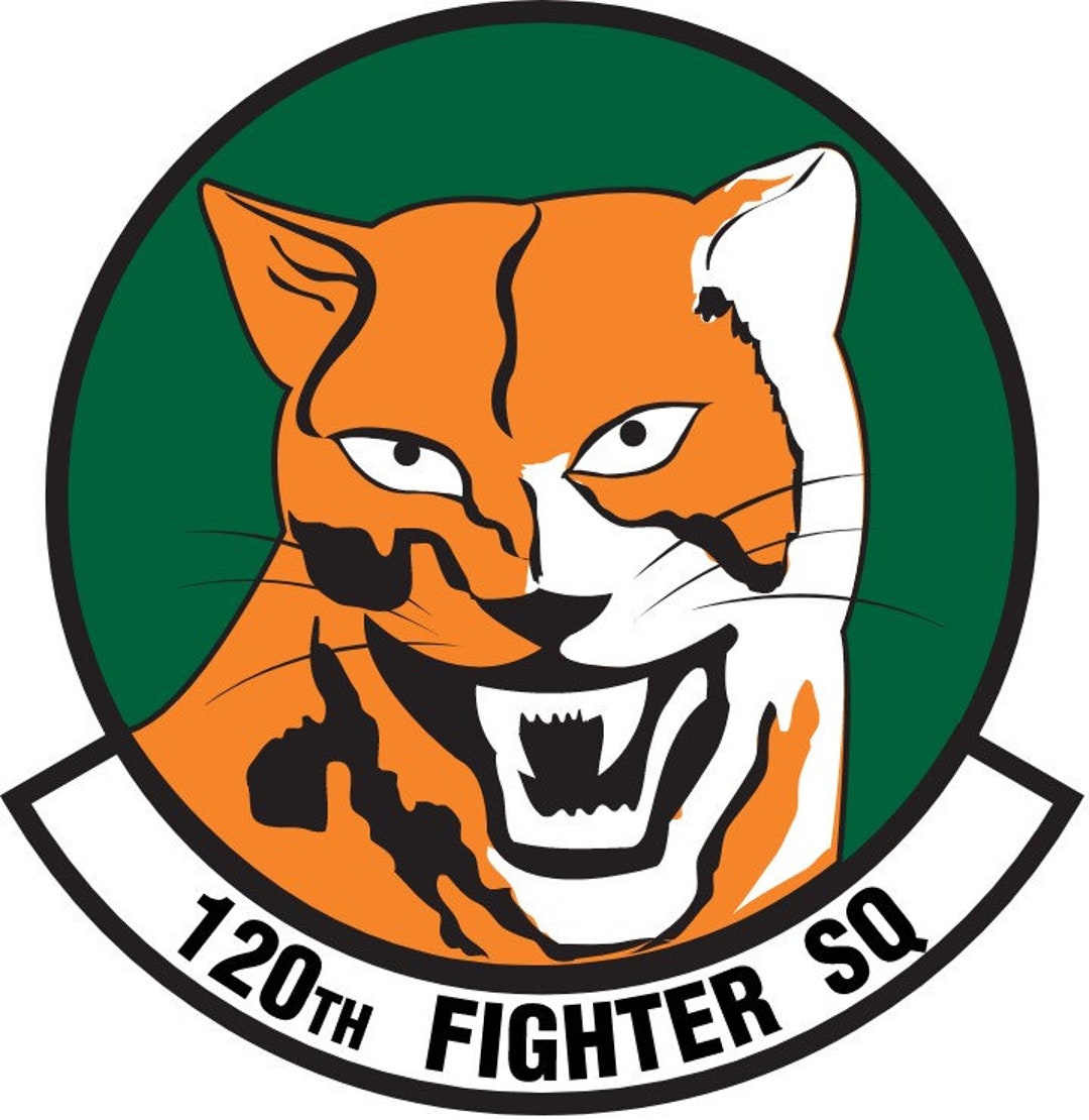 USAF 120th Fighter Squadron Self-adhesive Decal (contour Cut) - Etsy