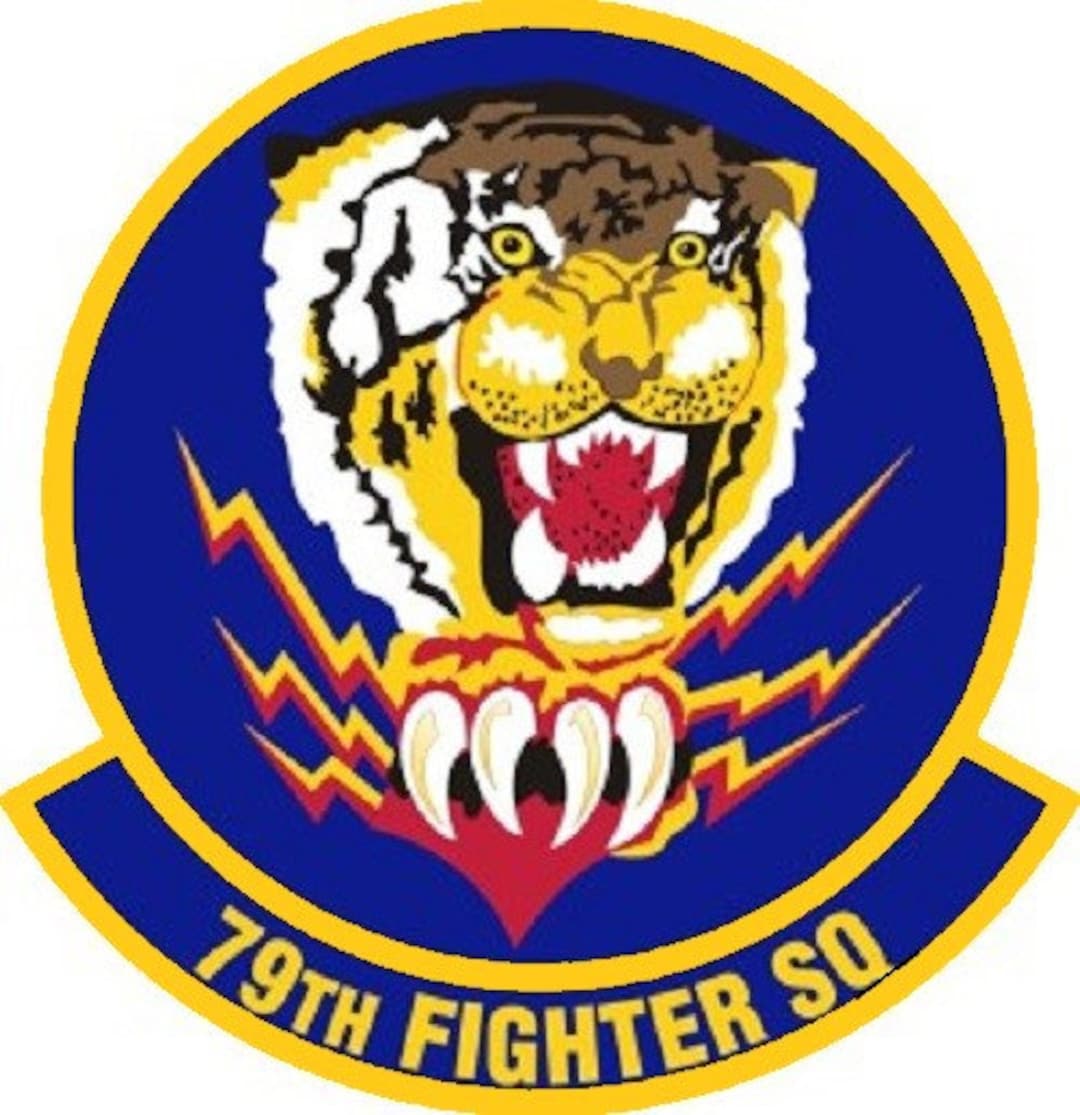 USAF 79th Fighter Squadron Self-adhesive Decal (contour Cut) - Etsy