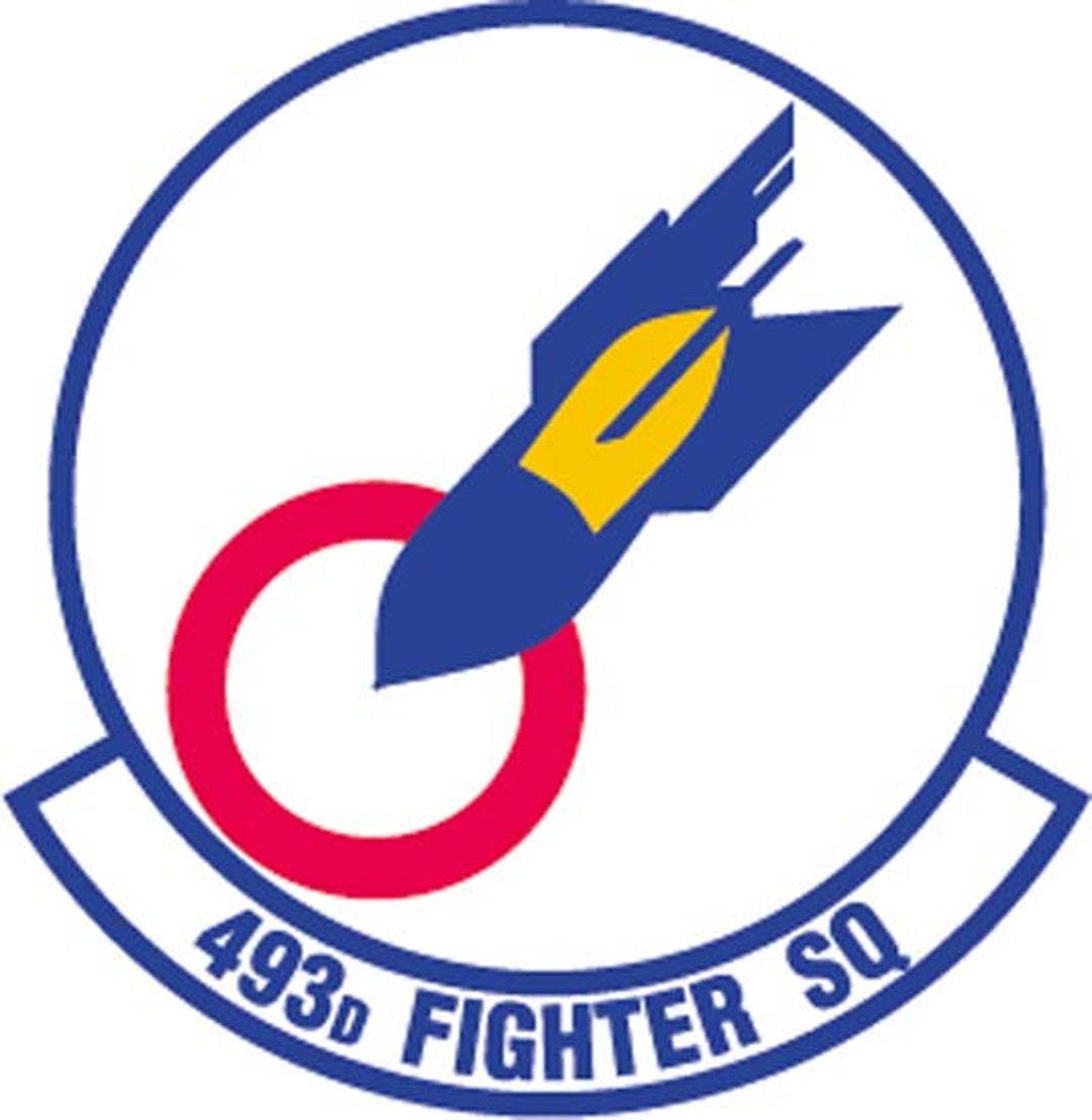 USAF 493D Fighter Squadron Self-adhesive Decal (contour Cut) - Etsy