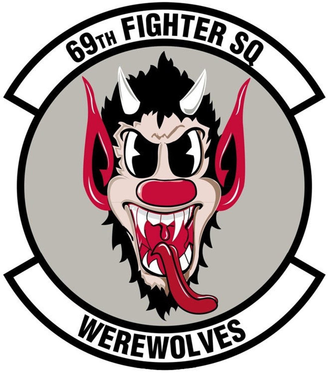 USAF 69th Fighter Squadron Self-adhesive Decal (contour Cut) - Etsy