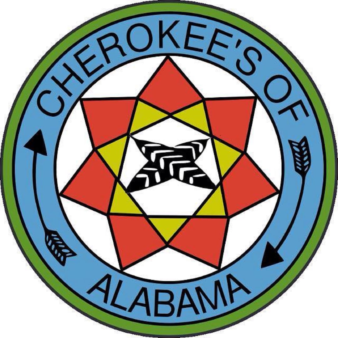 The Cherokee Tribe of Alabama Self-adhesive Decal (native American ...