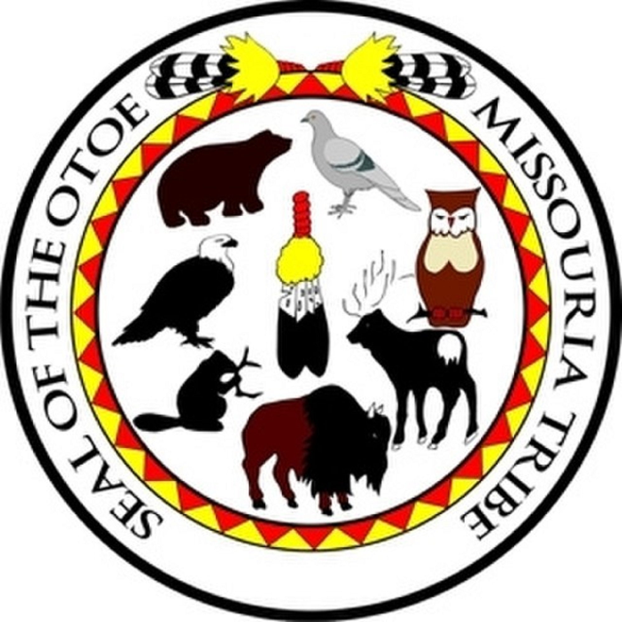 The Seal of the Otoe Missouria Tribe Self-adhesive Decal (native ...