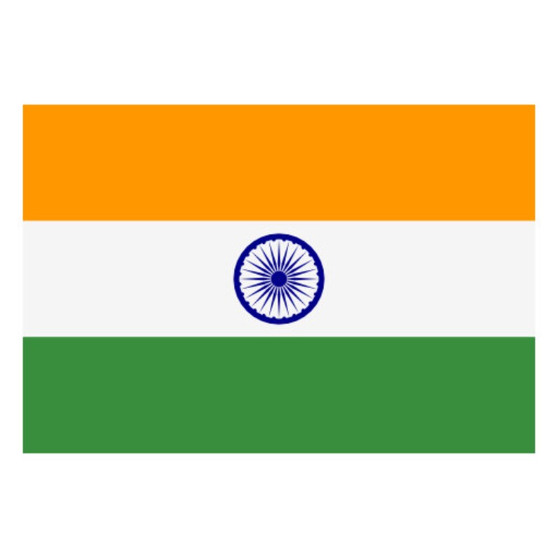 Indian Flag Self-adhesive Vinyl Decal - Etsy