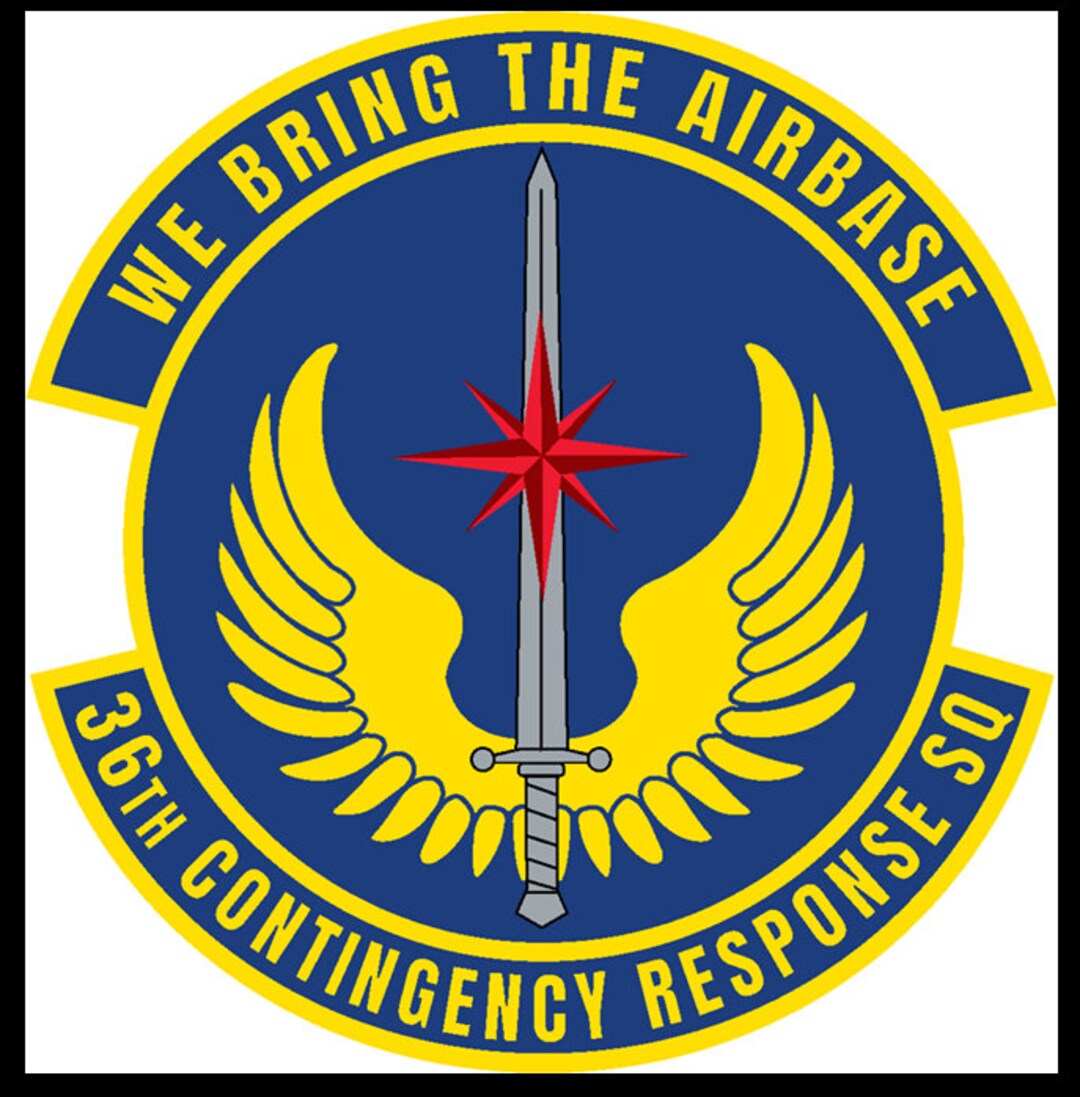 USAF 36th Contingency Response Squadron Self-adhesive Decal (contour ...