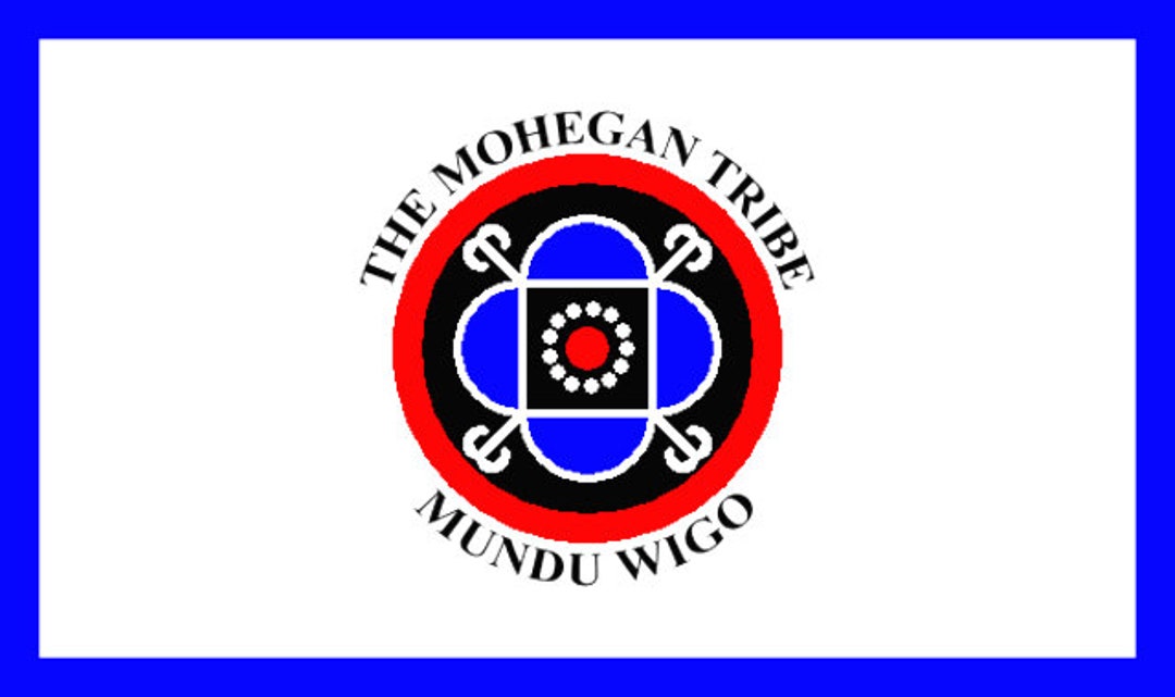 Flag of the Mohegan Tribe of Connecticut Self-adhesive Decal (native ...