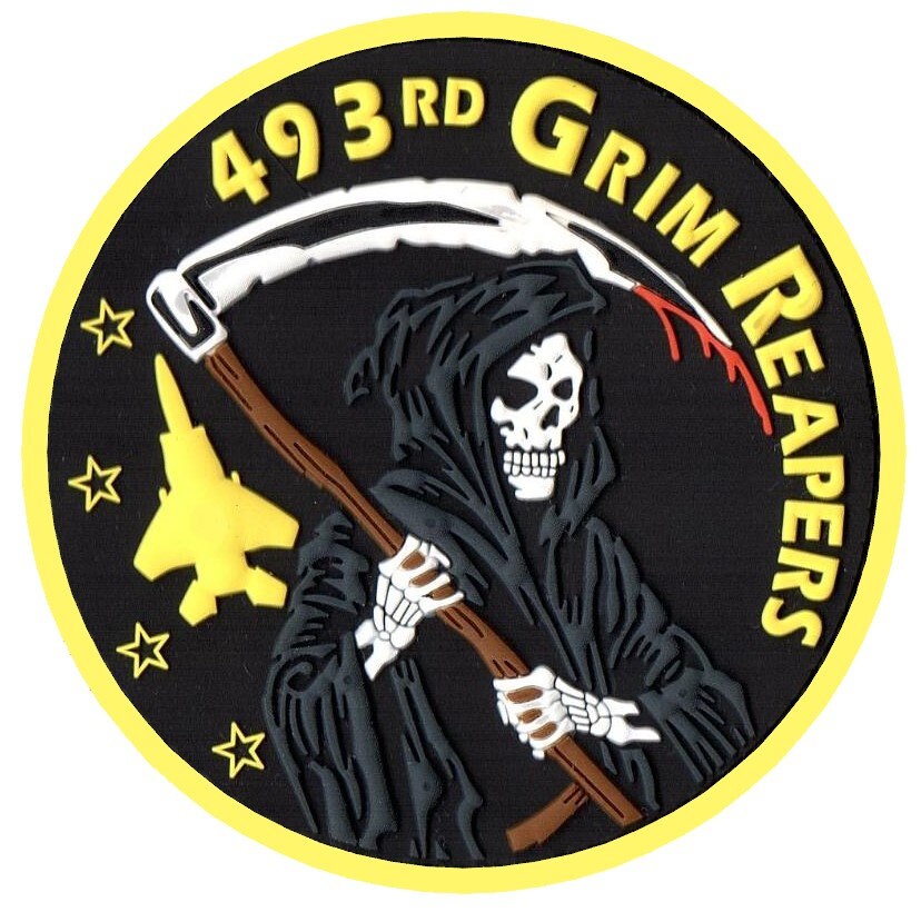USAF 493D Fighter Squadron Self-adhesive Decal (contour Cut) - Etsy