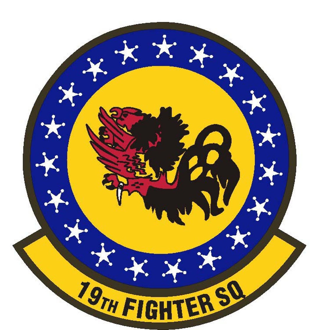 USAF 19th Fighter Squadron Self-adhesive Decal (contour Cut) - Etsy