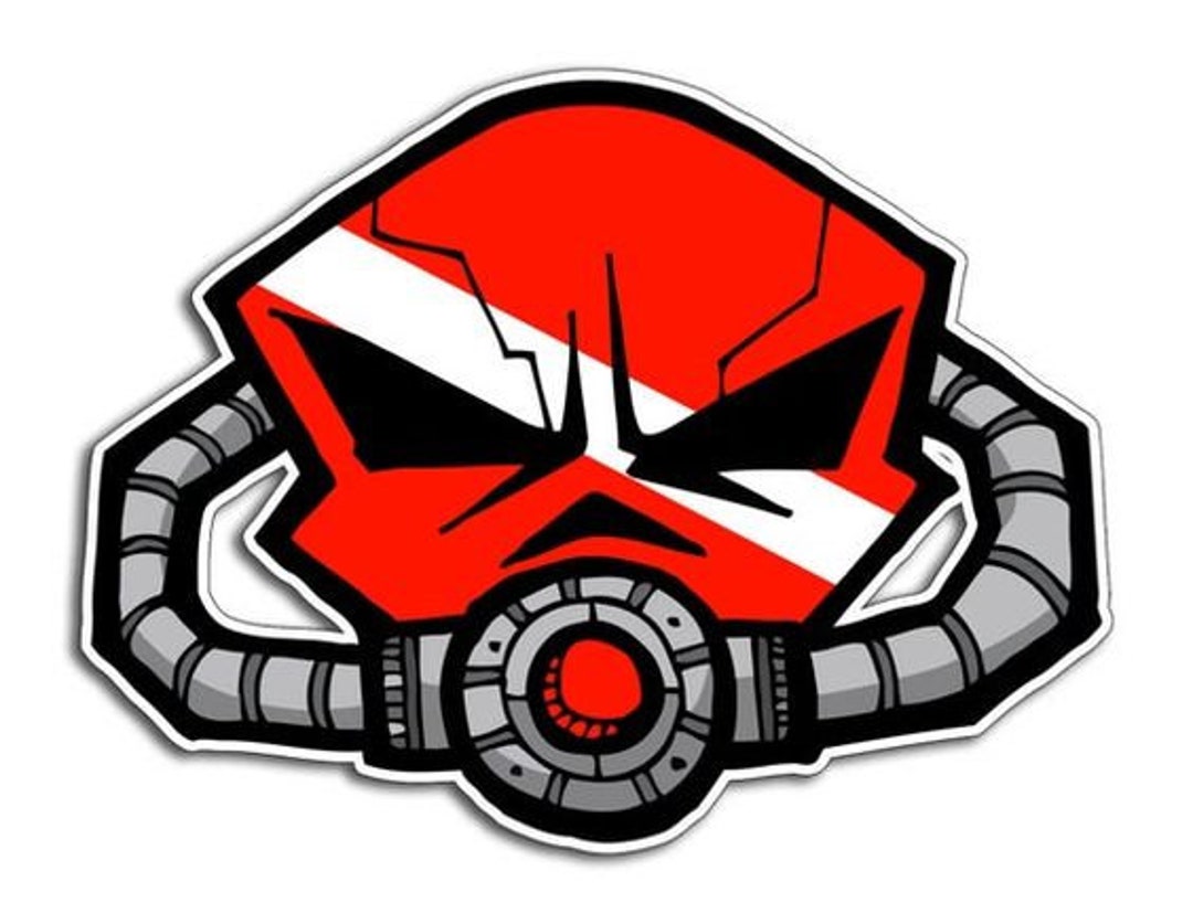 Combat Diver Self-adhesive Vinyl Decal (contour Cut) - Etsy