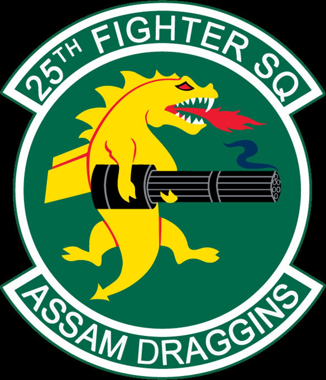 USAF 25th Fighter Squadron Self-adhesive Decal (contour Cut) - Etsy