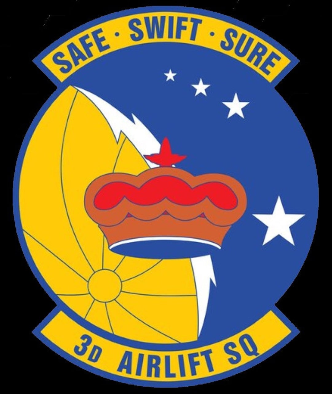 USAF 3rd Airlift Squadron Self-adhesive Vinyl Decal - Etsy