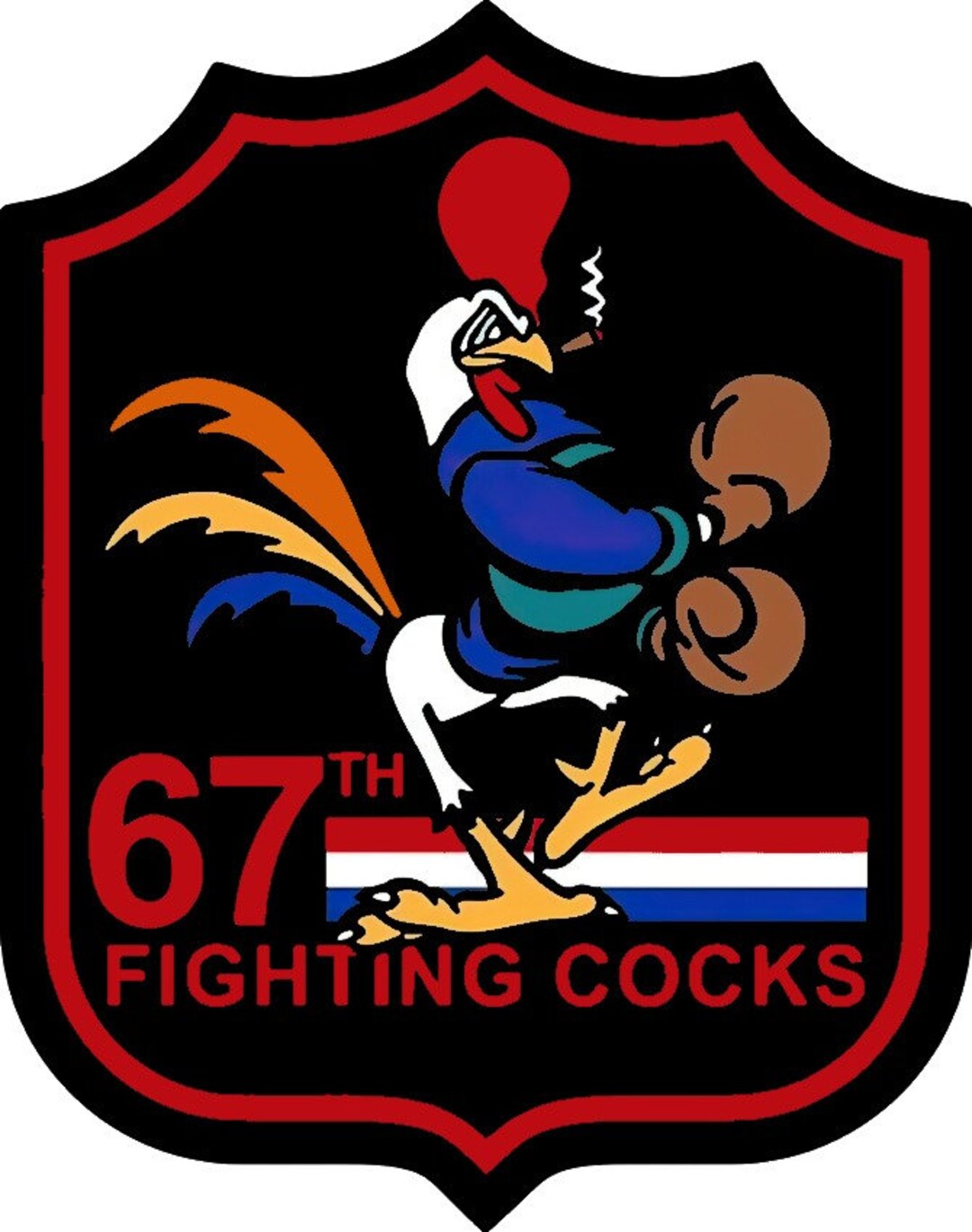 USAF 67th Fighter Squadron Self-adhesive Decal (contour Cut) - Etsy