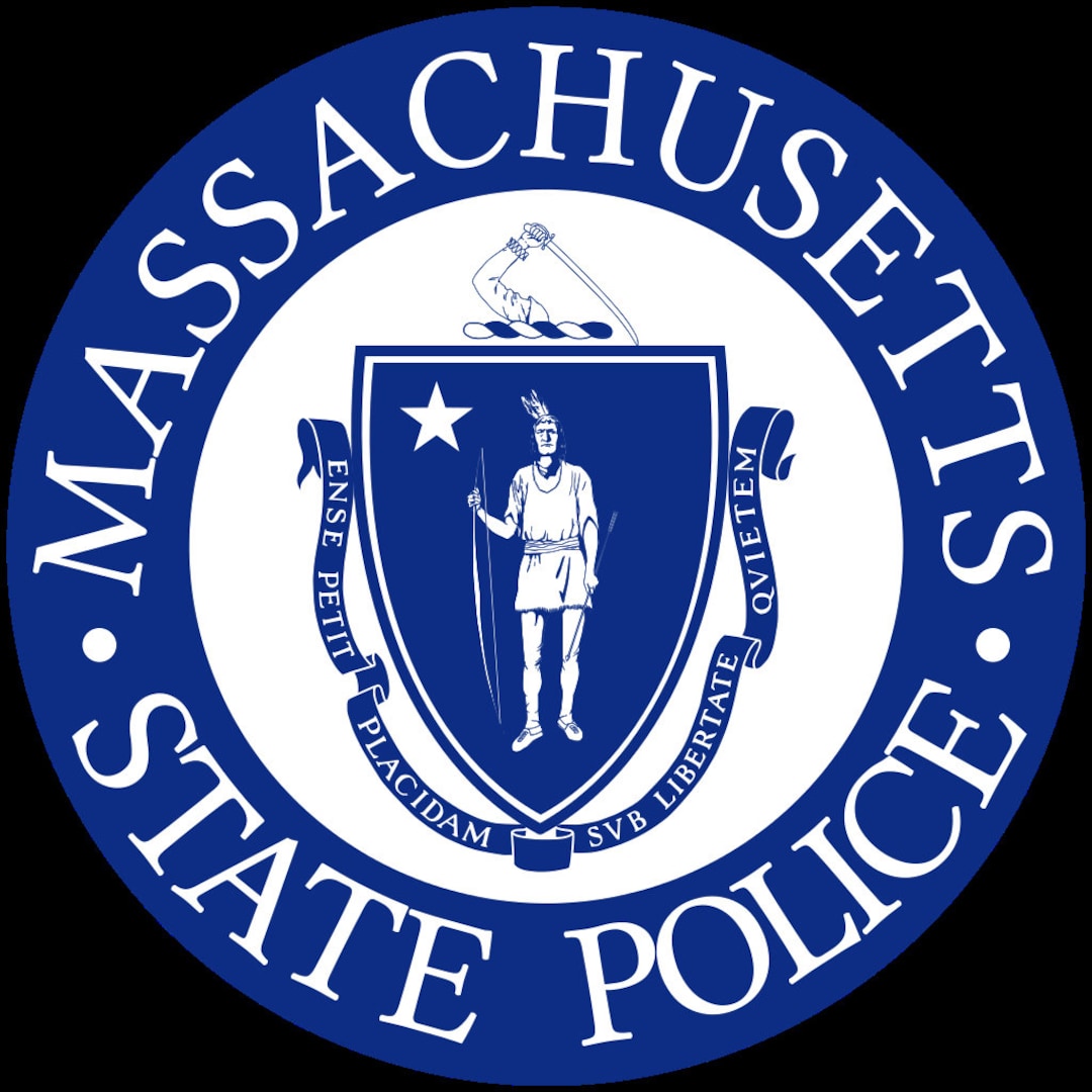 Massachusetts State Police Self-adhesive Decal (contour Cut) - Etsy